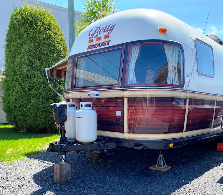 Betty, Roulotte Vintage  Dans Arrière Cour. - Alma