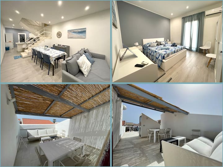 Big House And Panoramic Terrace Central Near Beach - Calasetta