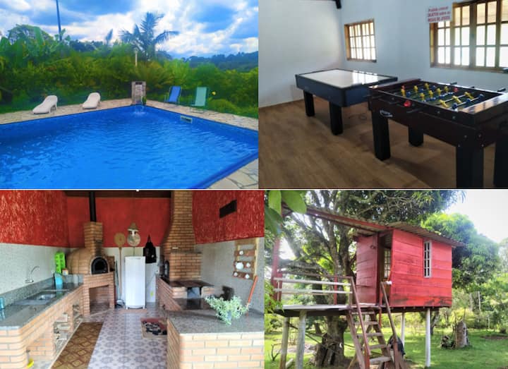 Chácara Refugio, Ideal Para Descanso E Sossego - Ibiúna