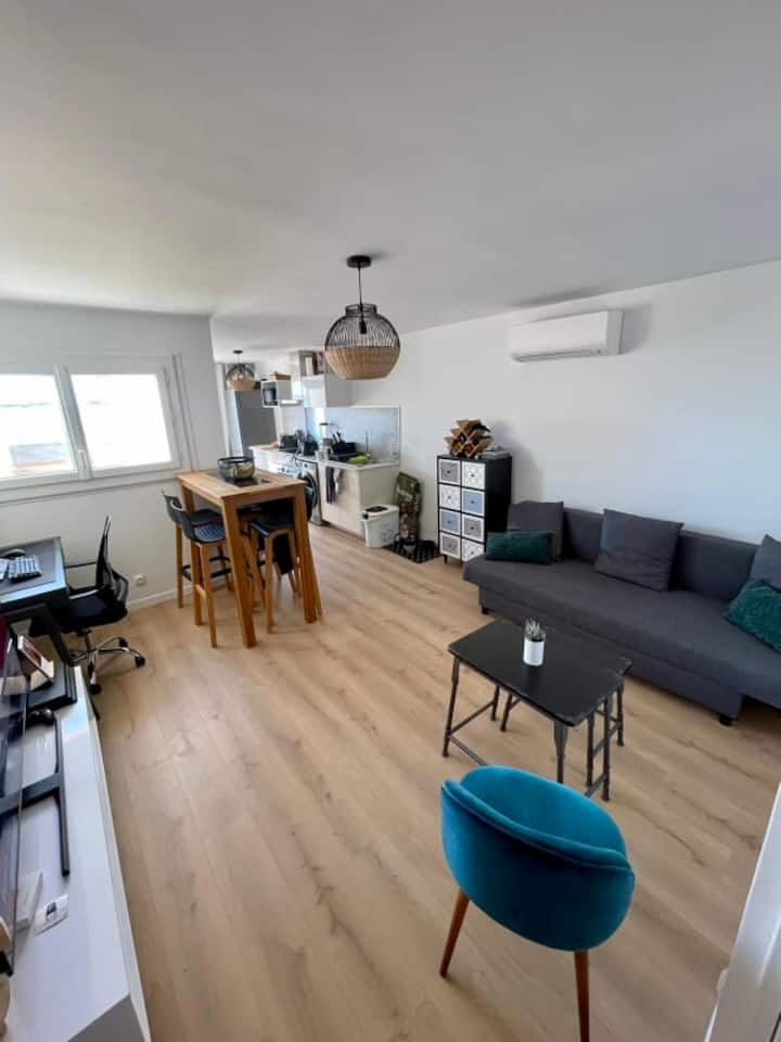 Superbe, T2 40 M2, Première Ligne Face à Létang ! - Balaruc-les-Bains