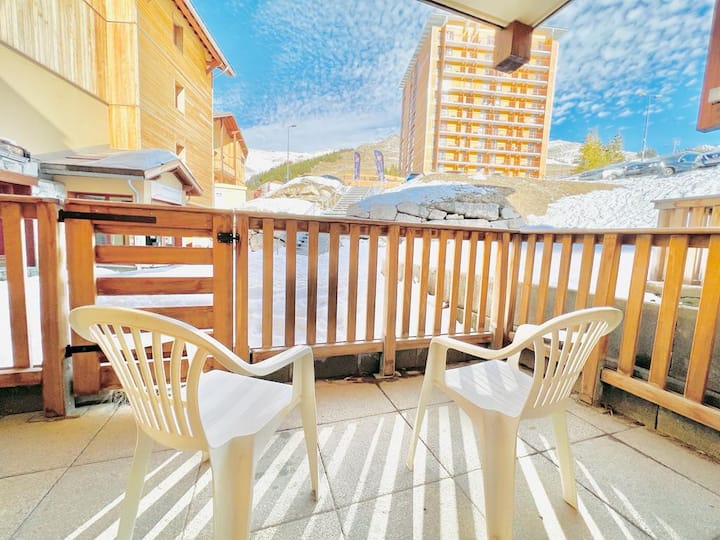 Superbe Appartement Au Pied Des Pistes Avecpiscine - Orcières Merlette