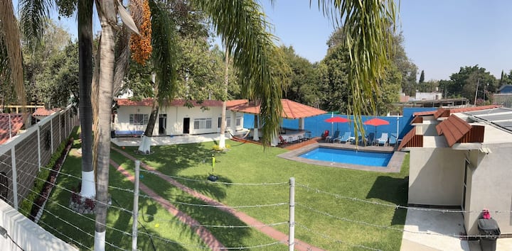 Alojamiento Completo Con Jardín, Alberca Y Palapa. - Cuautla