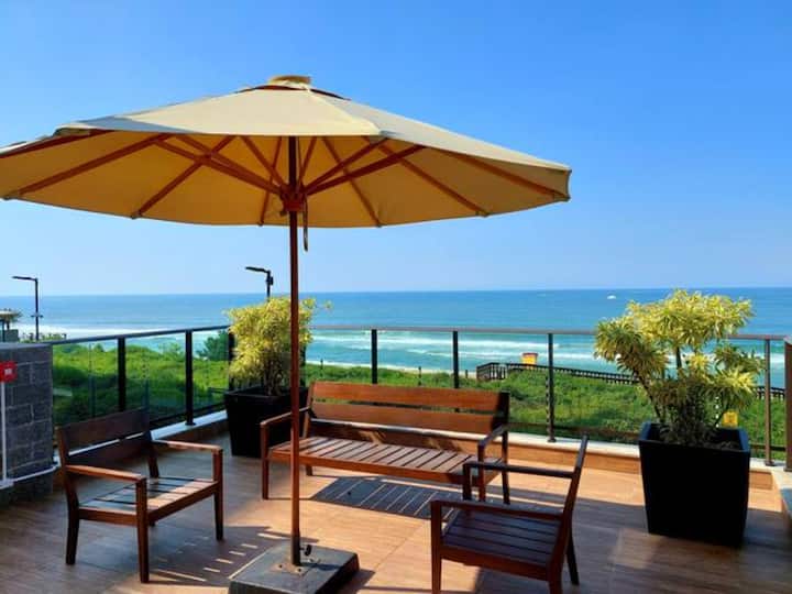 308 Lindo Apartamento Pé Na Areia. - Barra Velha