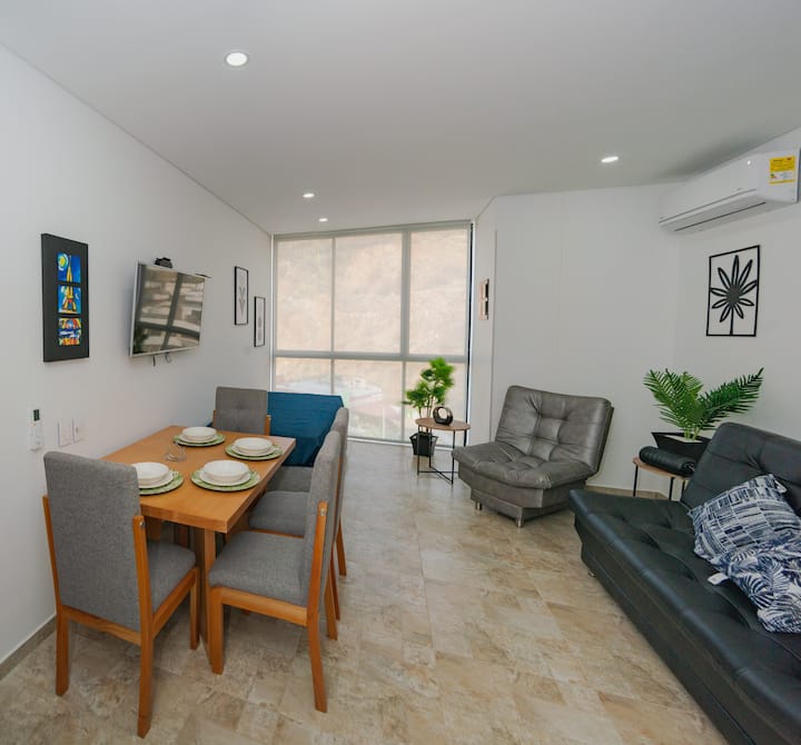 Increible Apartamento En El Rodadero Santa Marta - コロンビー サンタ・マルタ
