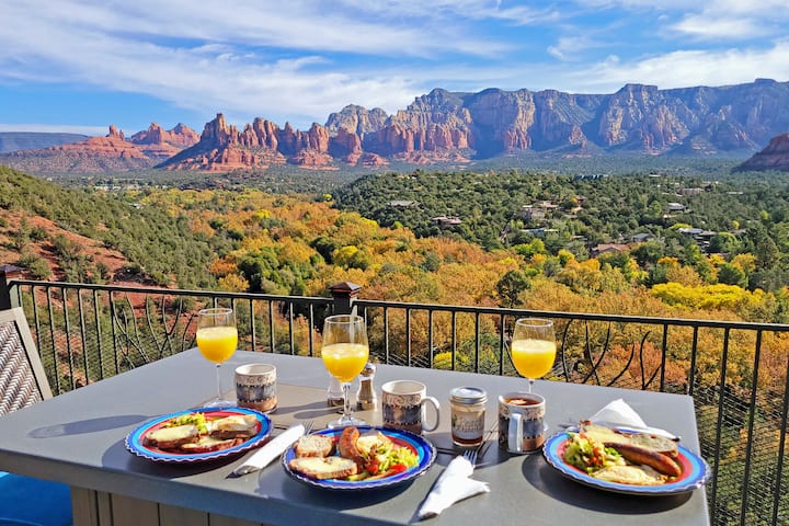 Luxury Panoramic View Home With Hot Tub - Sedona, AZ