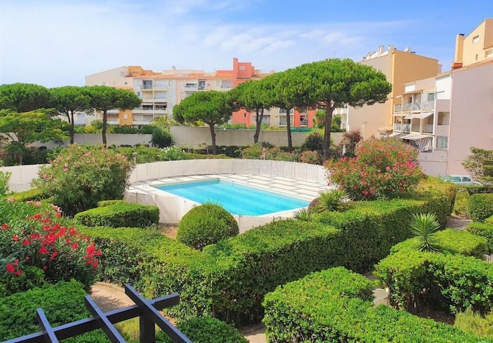 Cap D'agde Terrasse, Piscine, Proche Plages, Port - Agde