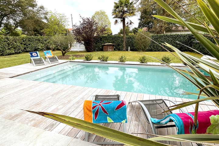 New! Villa And Garden, Heated Pool, Wifi. - Seignosse