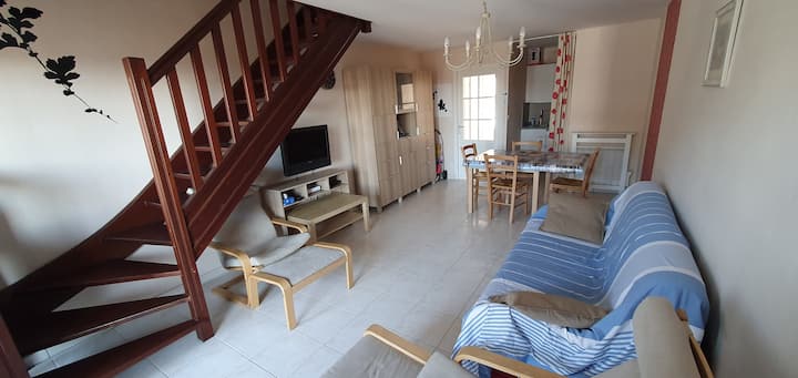 T3 Duplex Wifi Garage Fermé Balcon Ensoleillé - Berck