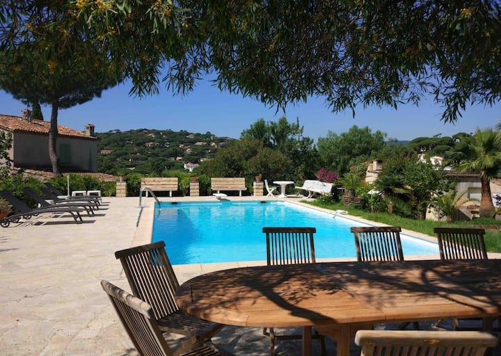 Rez De Villa, Piscine, Parking Et Mer à 2 Pas - Sainte-Maxime