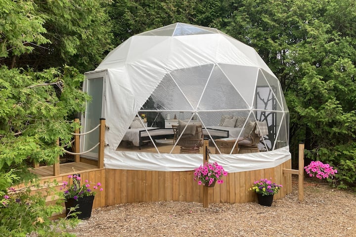 Private Geodome, Waterfront View - Bowmanville