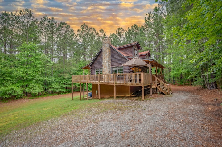 Private Loghome/ Hottub/lake Lure/pet - Lake Lure, NC
