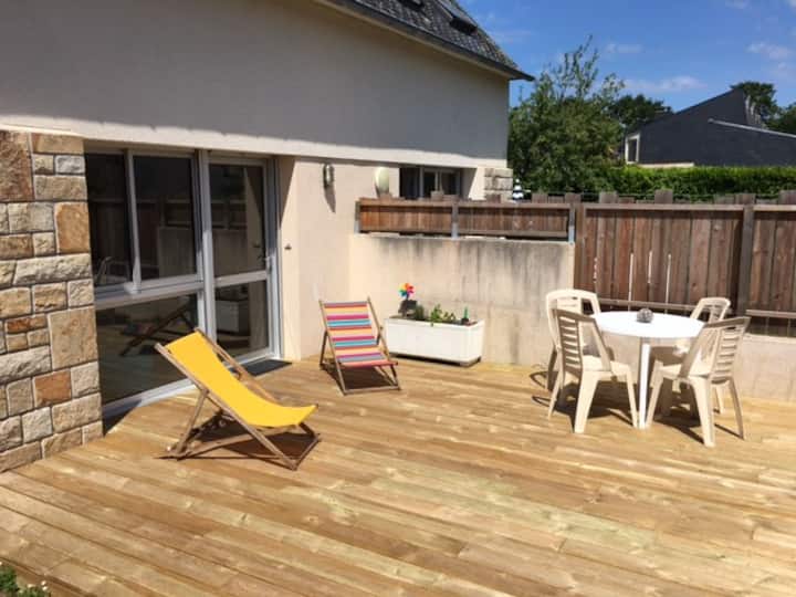 Babord Appartement Avec Terrasse 150 M De La Plage - Brittany