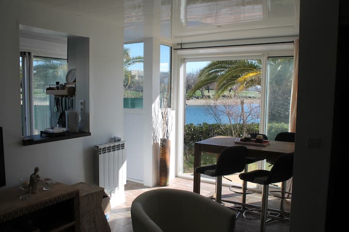 Appartement 50m² Face Au Lagon Avec Jardin Prive - Agde