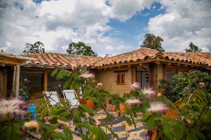 120 Espinaca, Una Hermosa Casa Abierta Al Paisaje - Sutamarchán