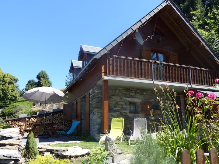 Chalet Très Cosy Vue Sommets Pyrénées Poële Sur Gr - Les