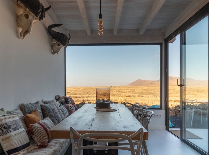 Villa Diseño, Vistas Y Piscina, Lajares Corralejo - La Oliva