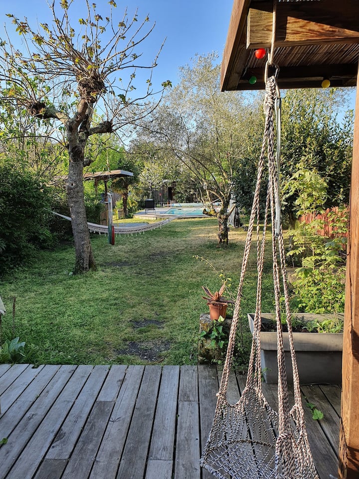 Rare:villa Avec Piscine Et Grand Jardin à Bordeaux - Eysines