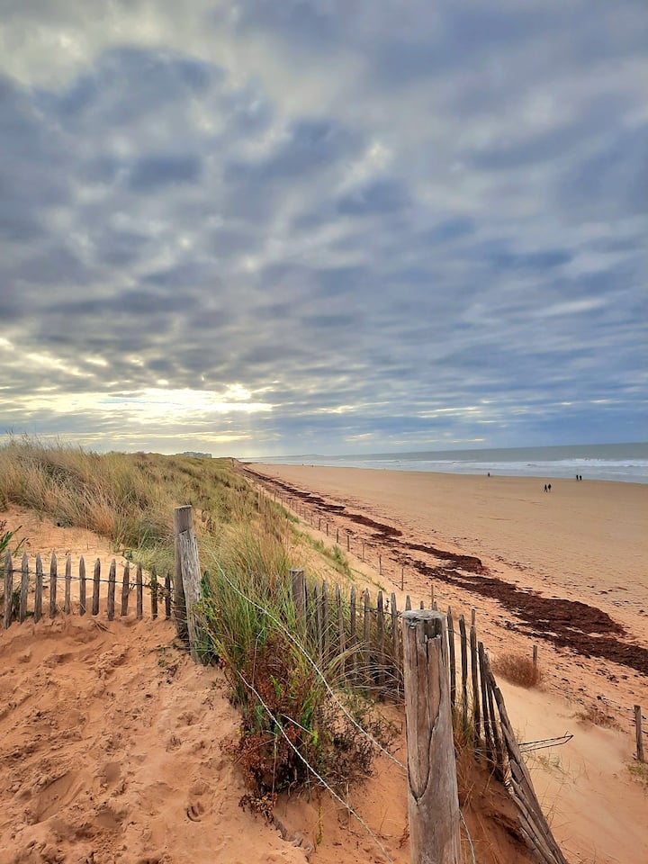A100m De La Plage Superbe Appartement T2  éQuipé - Vendée