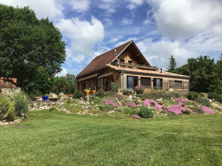 Magnifique Chalet Spa Piscine En Pleine Nature - Lot