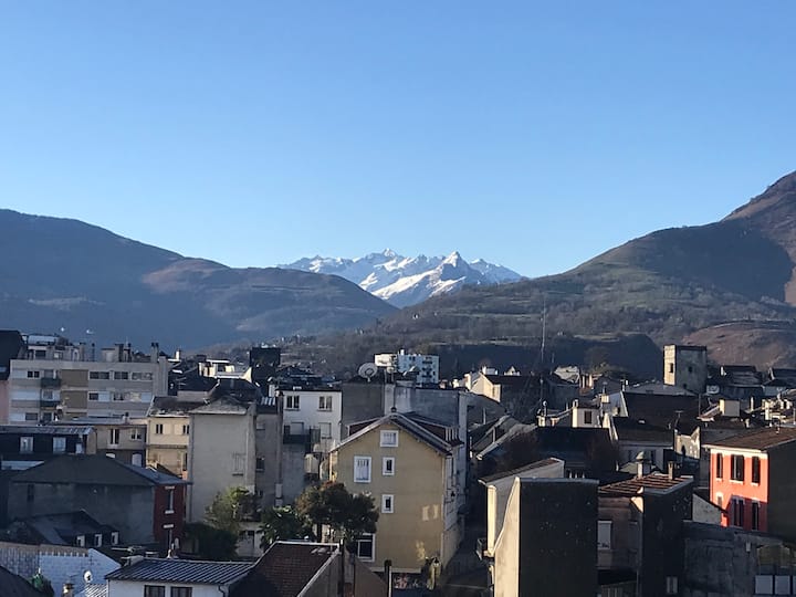 Vue Exceptionnelle Sur Lourdes Et Les Pyrénées - Lourdes