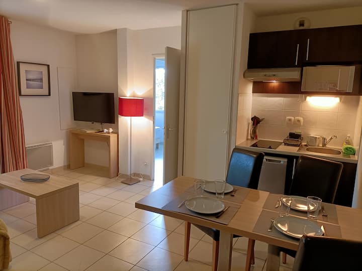 T2 Balcon Dans Résidence Avec Piscine B30 - Salies-de-Béarn