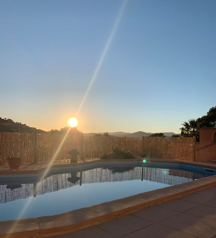Logement Avec Piscine, Sauna Et Vue Imprenable - Pierrefeu-du-Var