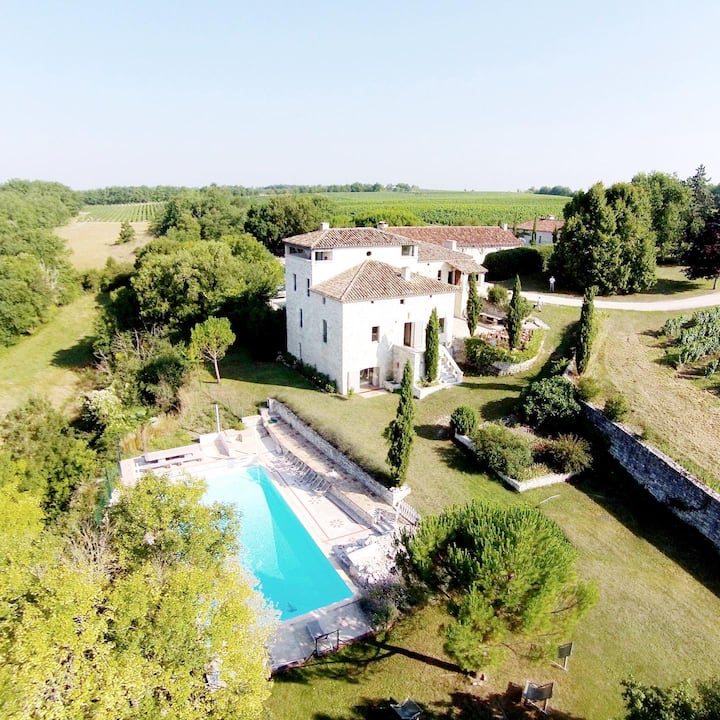 Le Coeur Du Domaine De Treilles - Maison De Maitre - Montcuq