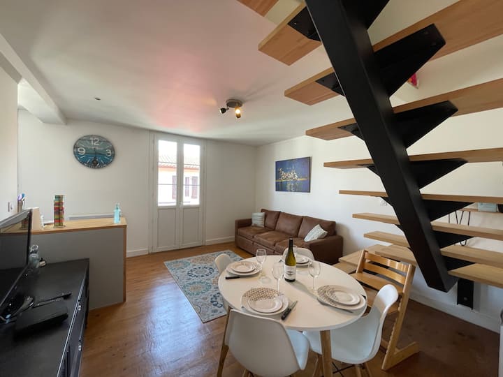 Appartement Duplex Cosy Plein Centre à Capbreton - Capbreton