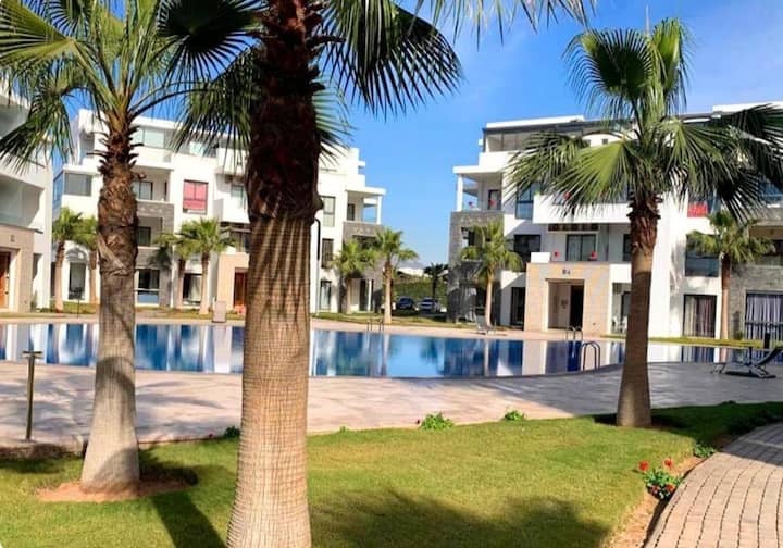 Hivernage Modern Spacious 2/3 Bedroom Apt Wth Pool - Agadir