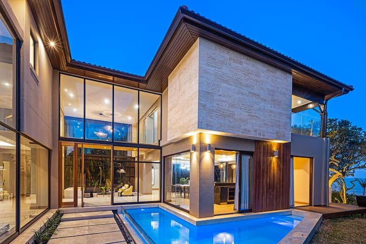 Zimbali - Seafront Designer House & Pvt Pool - Dolphin Coast