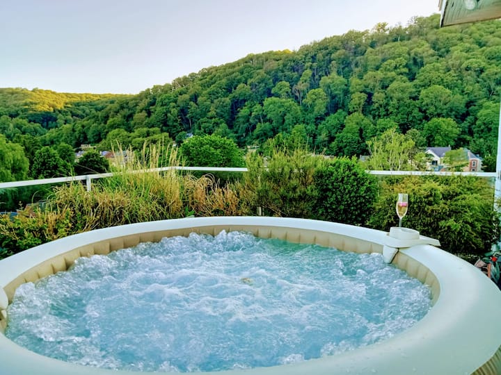 Luxueux Penthouse, 125m2 De Terrasse, Sur La Meuse - Namur