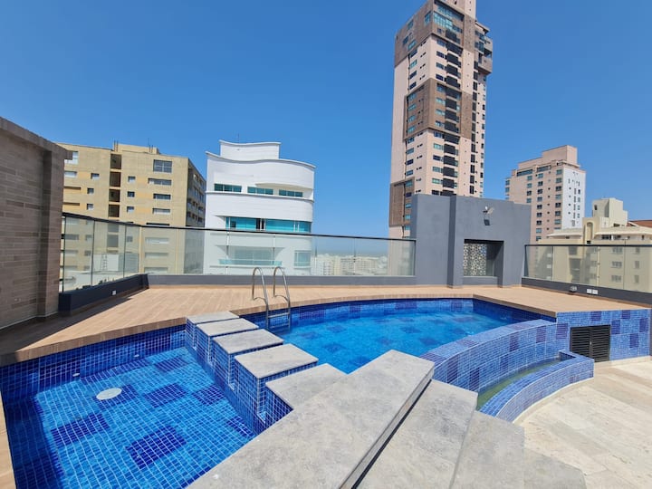 Moderno Apto Nuevo De Una Alcoba Barrio El Golf - Barranquilla