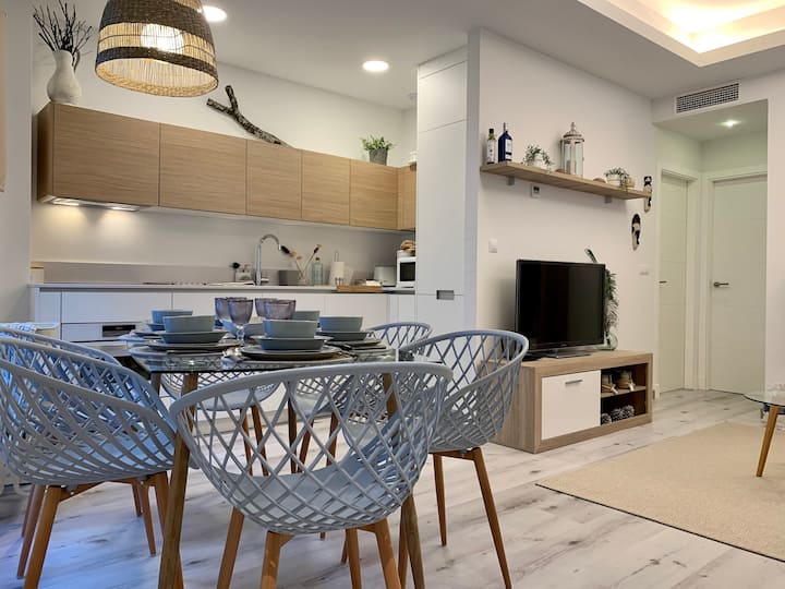 Mc Excai Precioso Apartamento Con Piscina Y Wifi. - Tarifa