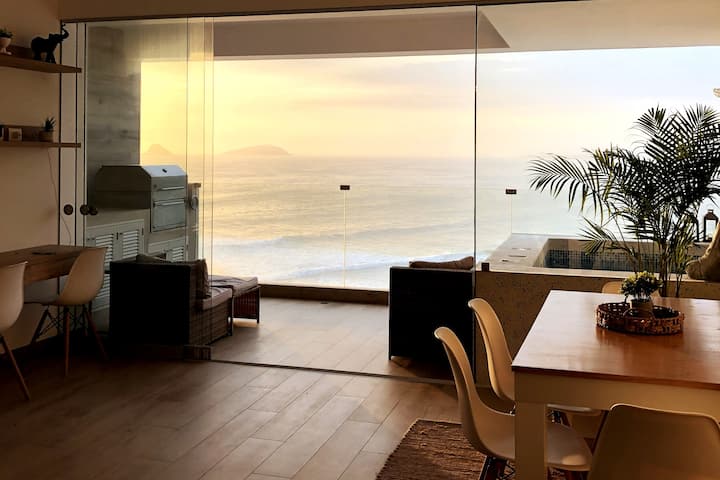 Luxury Panoramic Ocean View 4br Flat - Lima