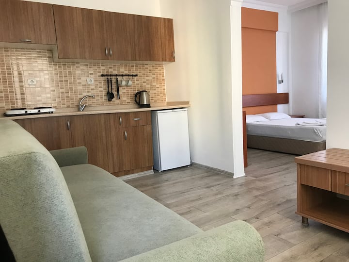 Studio Apartment With Kitchen And Balcony Mg7 - Manavgat