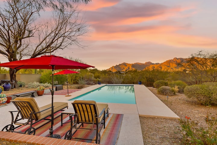 Private Foothills Retreat + Views+ Heated Pool/spa - Tucson, AZ