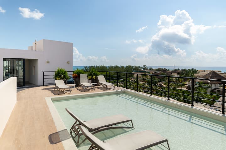 Studio Excellent Location Roofpool Gym Nearbeach - Playa del Carmen