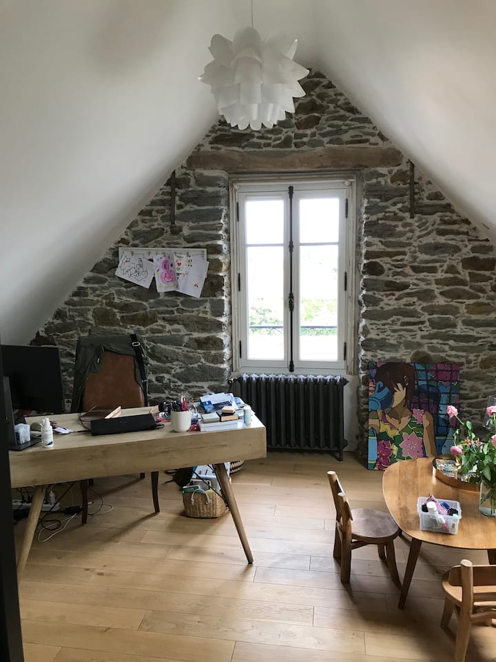 Chambre  Est, Chez L'habitant Dans Villa, - Pornic