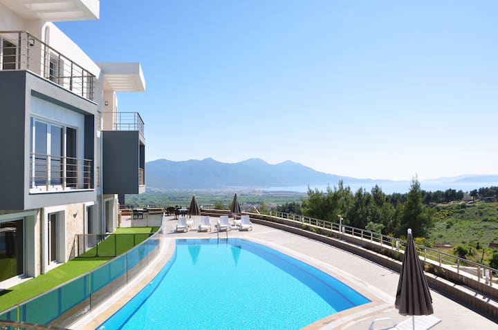Maison D'été De Luxe Avec Vue Sur La Mer - Davutlar