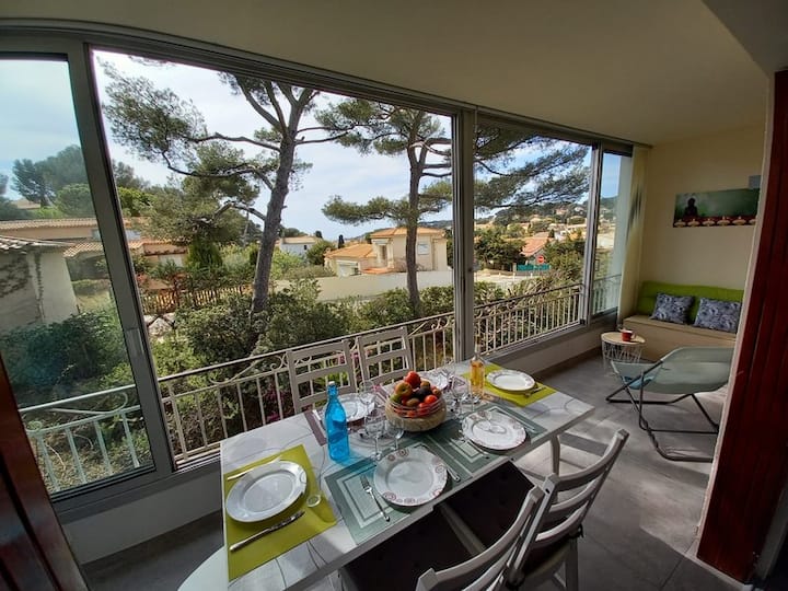 Bel Appartement T3 Rénové Portissol Parking Wifi - Sanary-sur-Mer