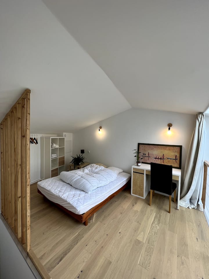 Charmant Studio à 5 Min De La Gare / Europole - Grenoble