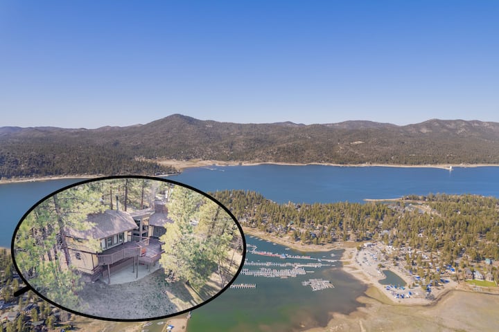 Hideaway Cabin*jacuzzi*sauna*
Arcade*pool Table - Big Bear Lake, CA