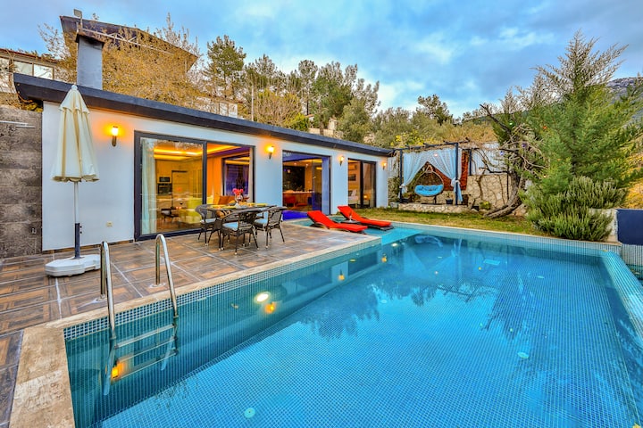 Villa Muzo 1 Kalkan-1 Bedroom For 2 People - Aklar