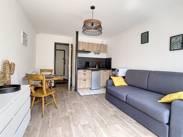 Superbe Studio Proche Mer Avec Terrasse Et Parking - Berck