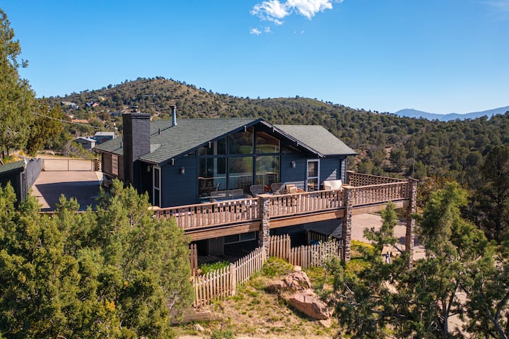 Vistas a la montaña en el chalet Rim Country - Cabañas en renta en ...