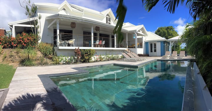Villa D'architecte Pour 10 Personnes Avec Piscine - Guadeloupe