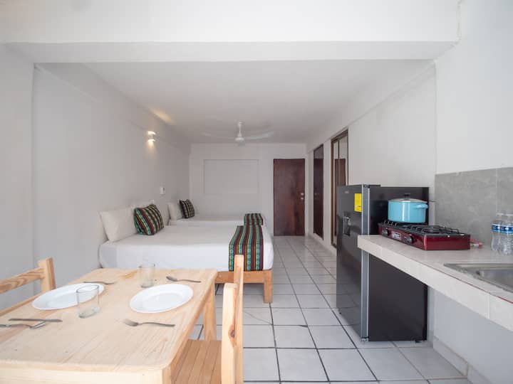 H - Estudio Con Cocina Y Opción Aire Acondicionado - Puerto Vallarta