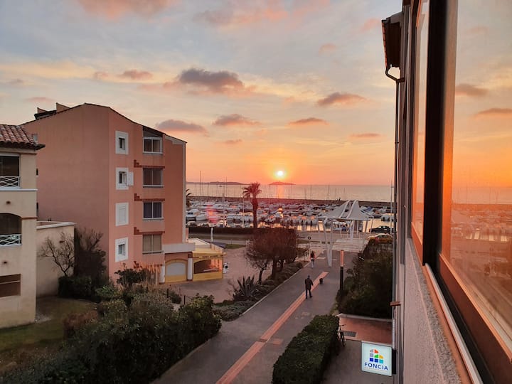 T2 54m2 Climatisé Bord Mer 4 Couchages Six Fours - Six-Fours-les-Plages