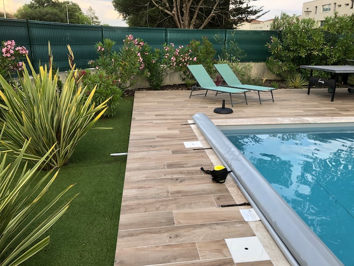 Belle Maison Familiale / Grande Piscine Chauffée - Biscarrosse