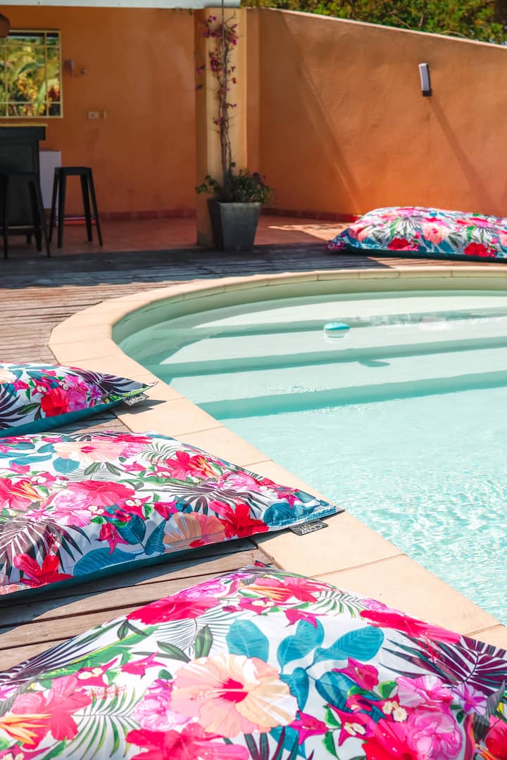 T3 Le Romarin Appartement Avec Piscine Terrasse - La Cadière-d'Azur